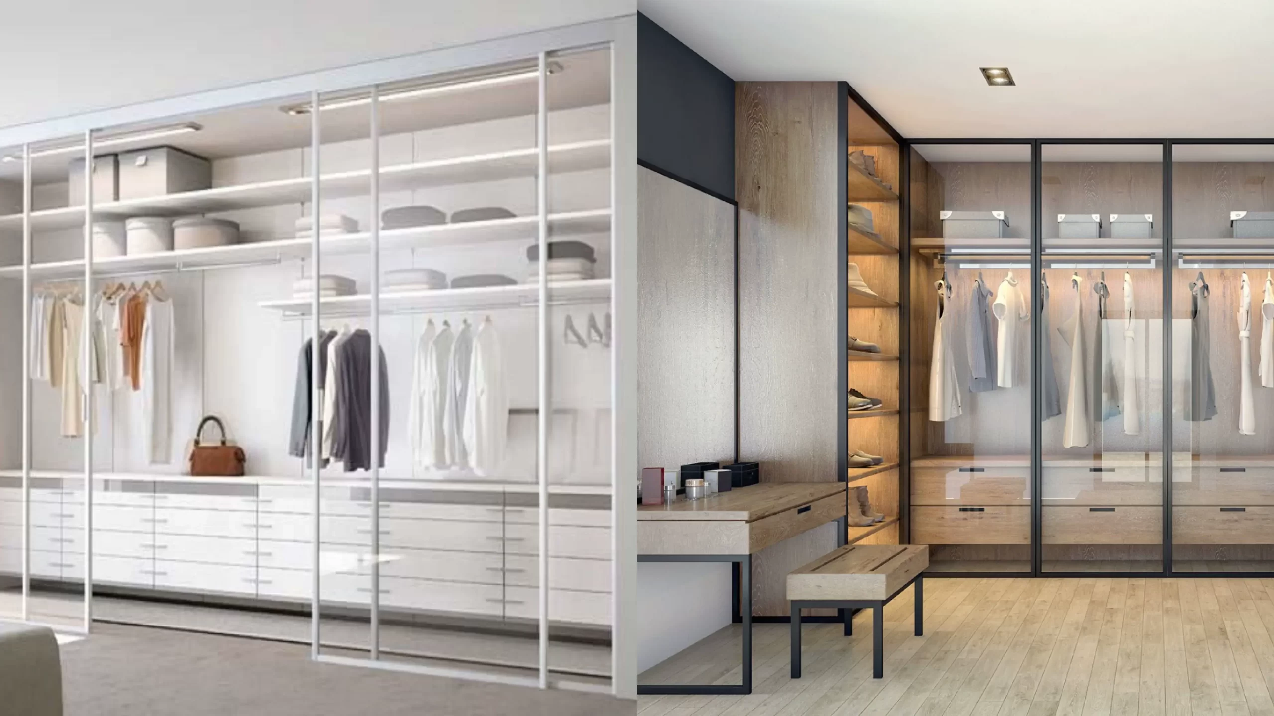 Tendencias en Diseño de Closets: Modernidad con Aluminio y Vidrio ...